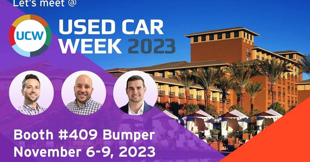 Get ready to meet Bumper.com at Used Car Week 2023!